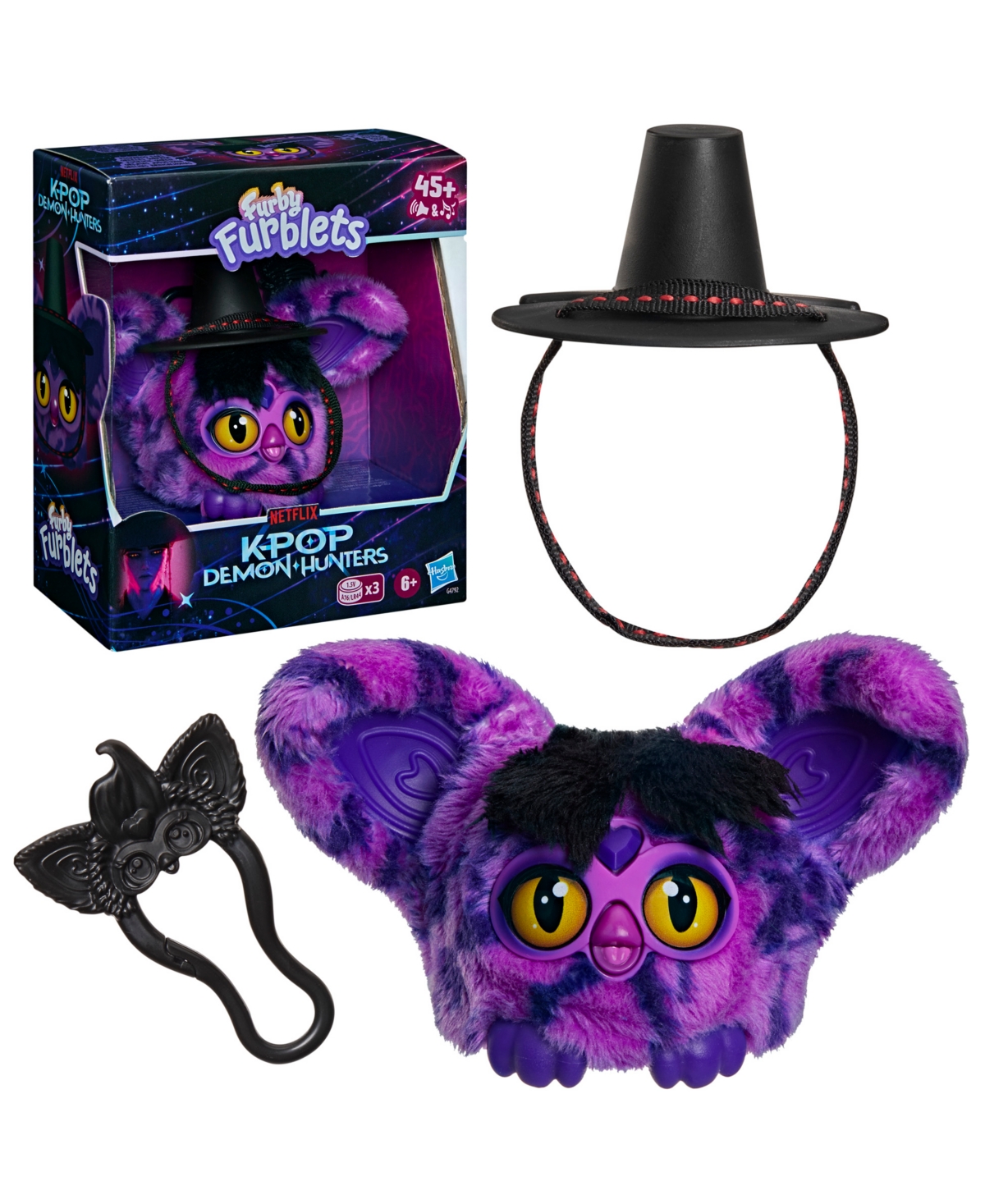 Click here for Furby KPop Demon Hunters Saja Boy Demon Mini Inter... prices