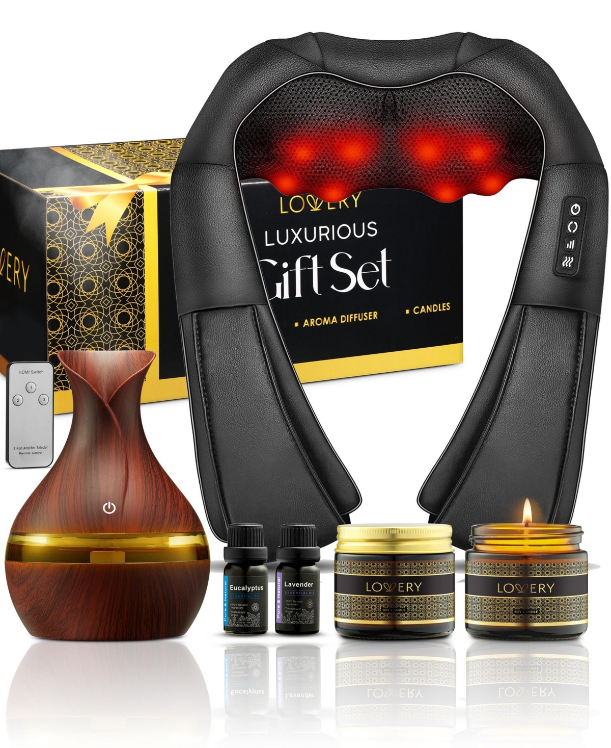 Click here for Lovery Aromatherapy and Massager Gift Set  11Pices... prices