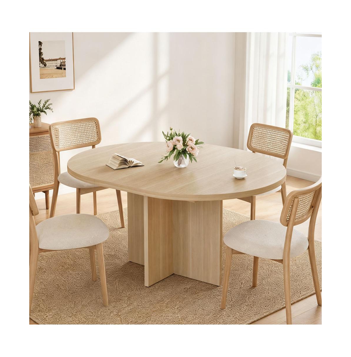 Click here for gaomon Extendable Round Dining Table for 4-8 Kitch... prices