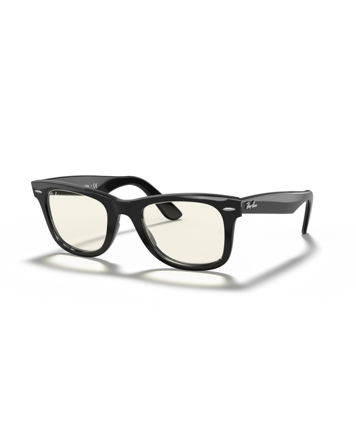 Click here for Ray-Ban Unisex Wayfarer Clear Evolve Photochromic... prices