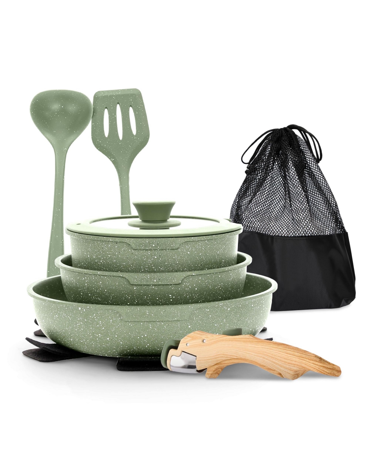 Click here for Piscifun 10 Piece Non Stick Detachable Handle Stac... prices