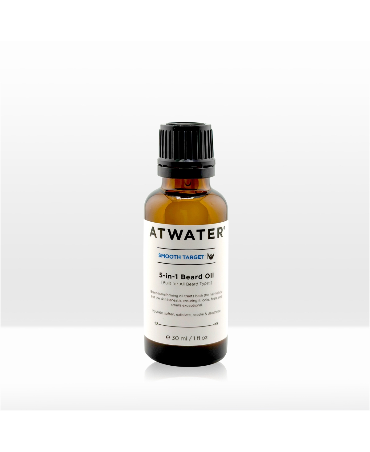 Click here for Atwater Smooth Target 5-in-1 Beard Oil - White prices
