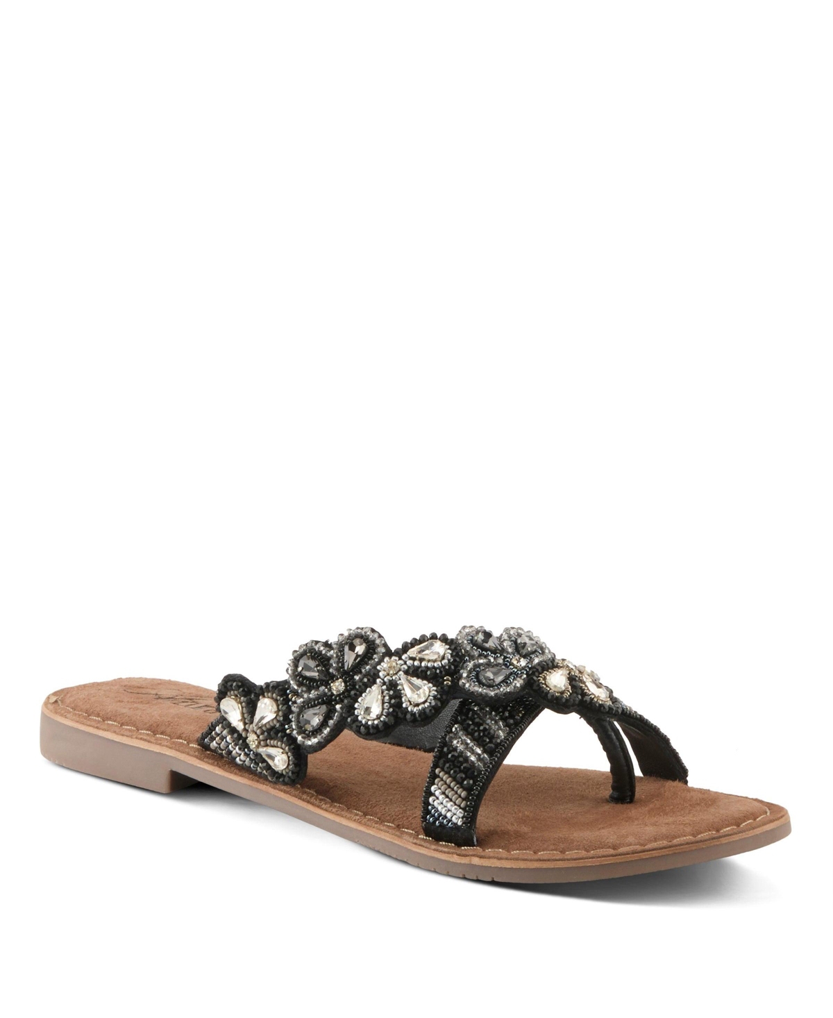 Click here for Azura Womens Sweetums Flat Sandal with Suede Upper... prices