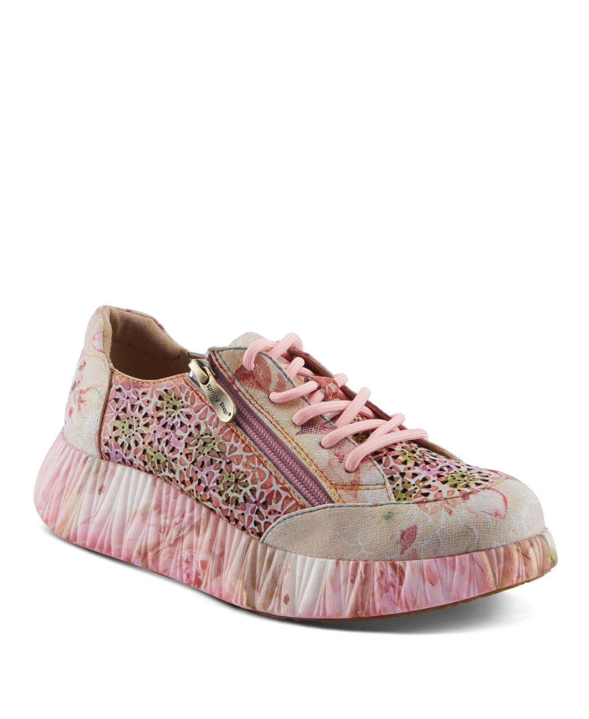 Click here for LArtiste Womens Bloomington Sneaker with Leather U... prices