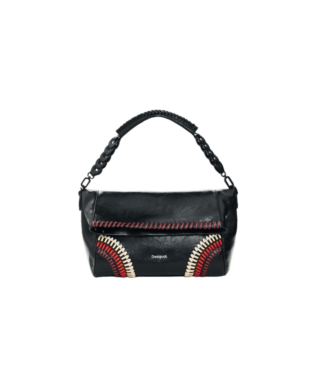 Click here for Desigual Womens Medium Faux Leather Bag - Black prices