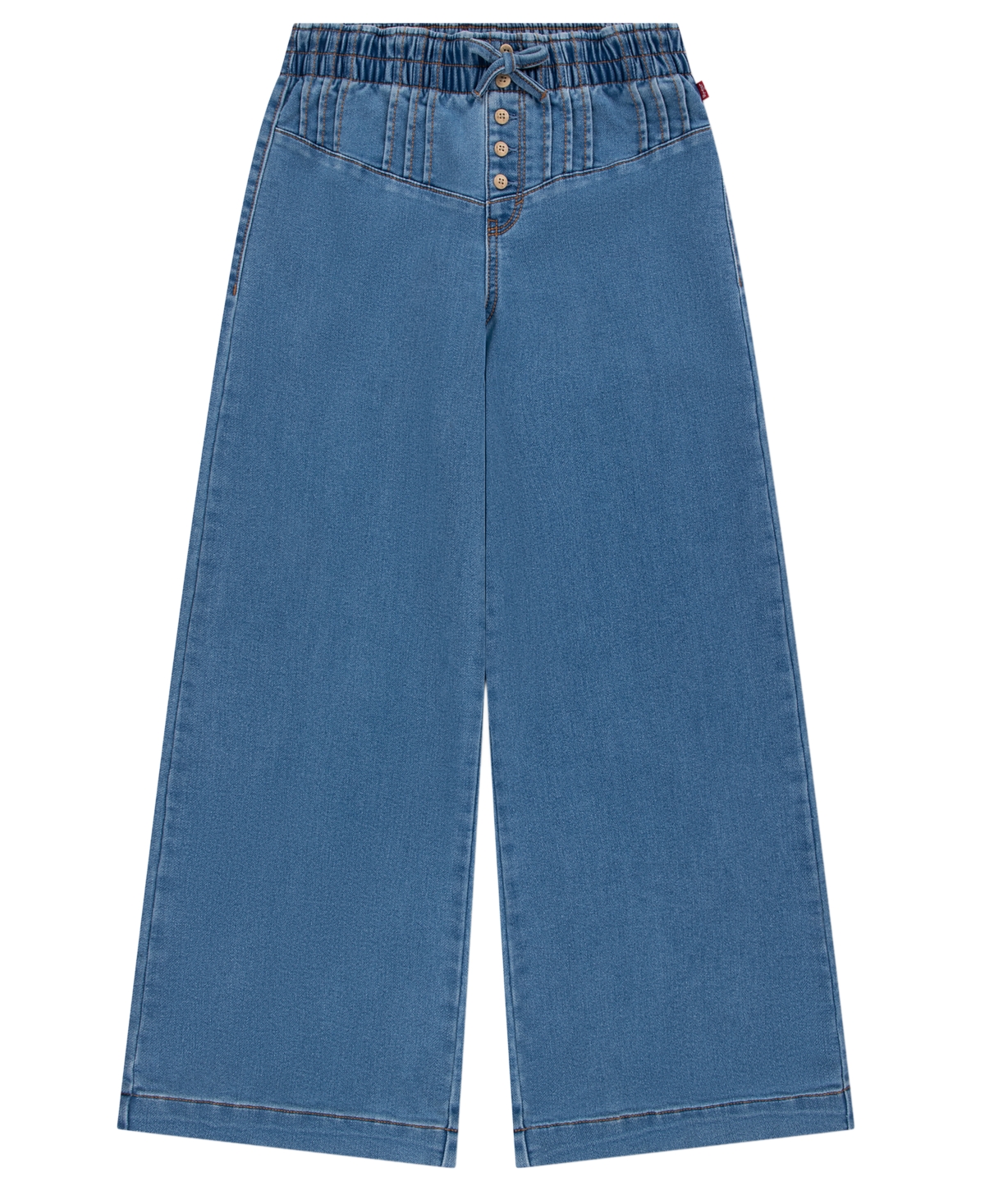 Click here for Levis Girls 7-16 Pull On Pintuck Wide Dobby Pants... prices
