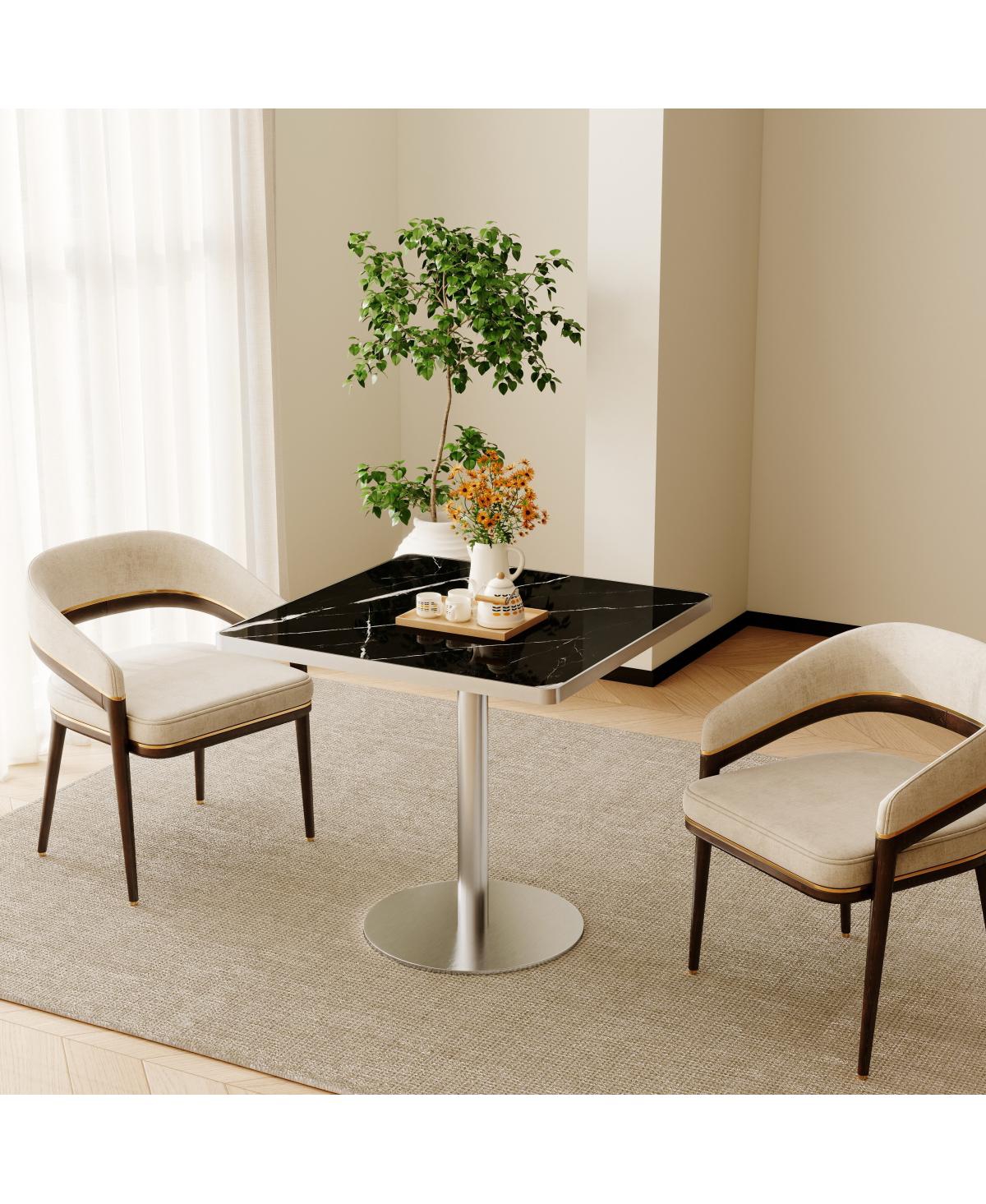Click here for Streamdale Furniture Square Modern Dining Table -... prices