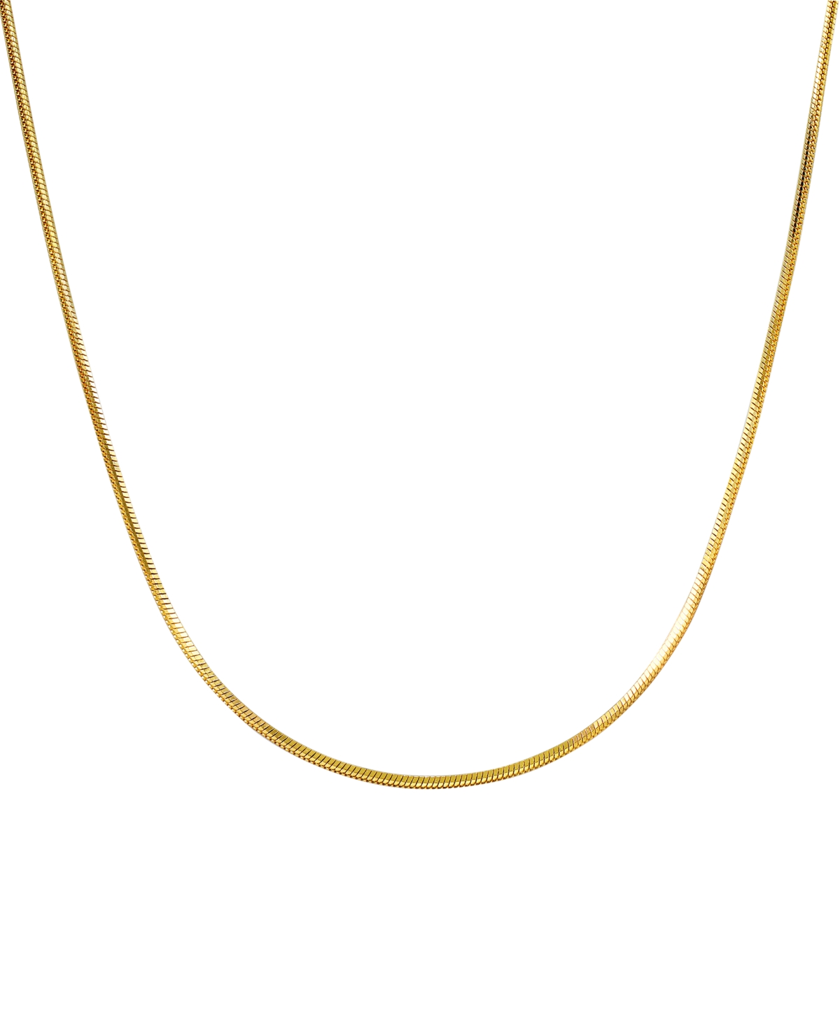 Click here for Macys Square Snake Chain 18 Necklace in 10k Yellow... prices