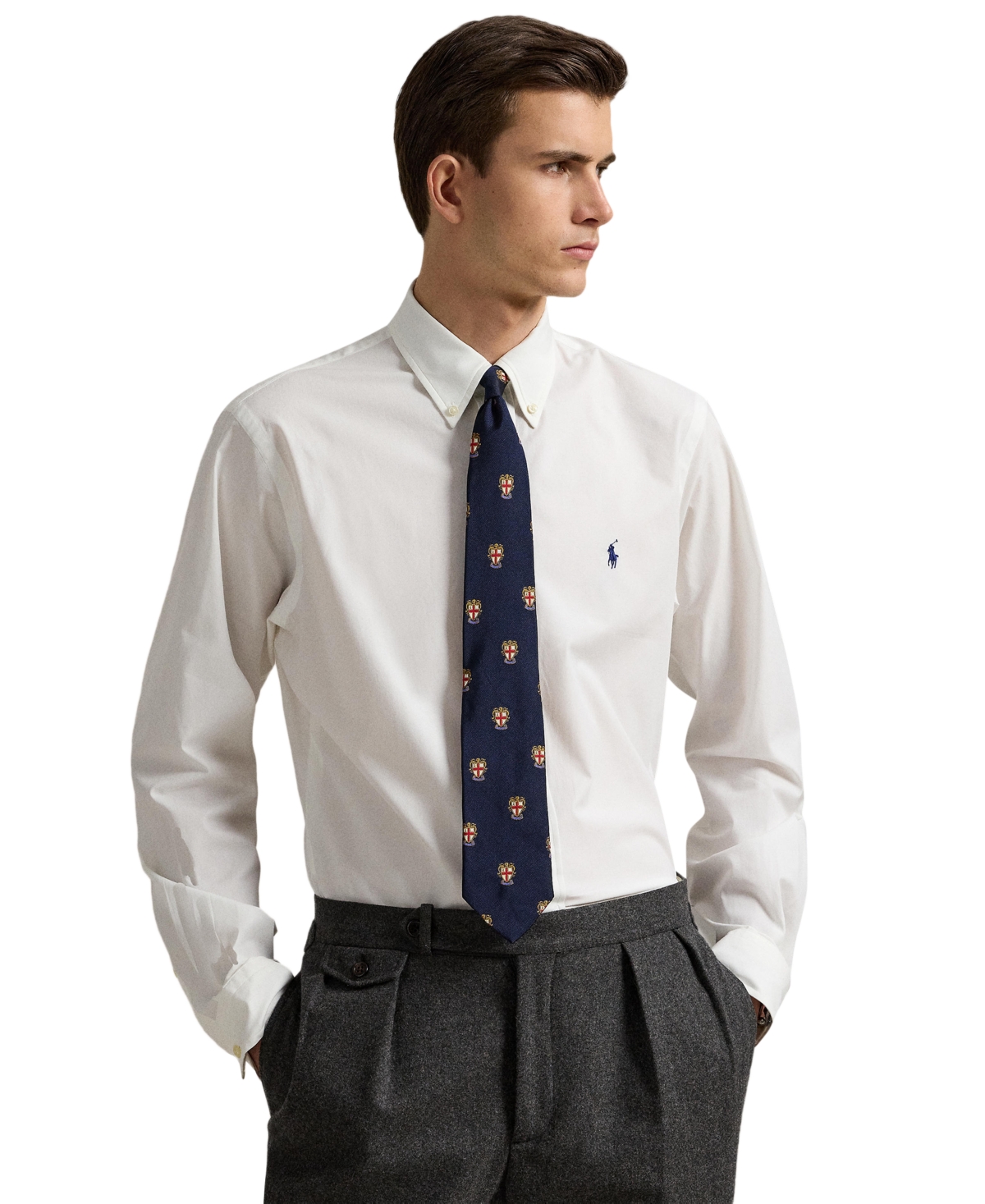 Click here for Polo Ralph Lauren Mens Classic-Fit Stretch Poplin... prices