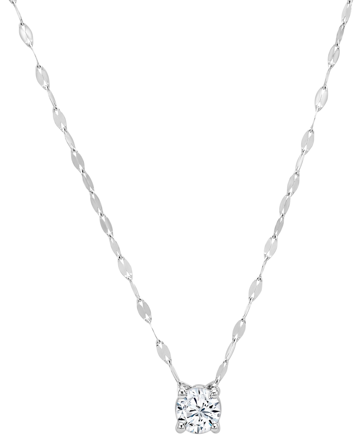 Click here for Macys Lab-Grown White Sapphire (5/8 ct. t.w.) Pend... prices