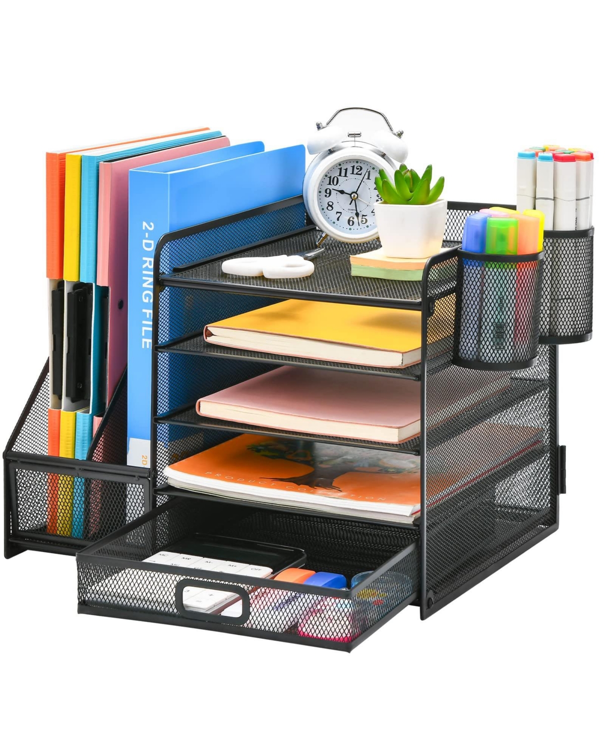 Click here for Danrong 5 Tier Desk Organizer with File Trays Maga... prices