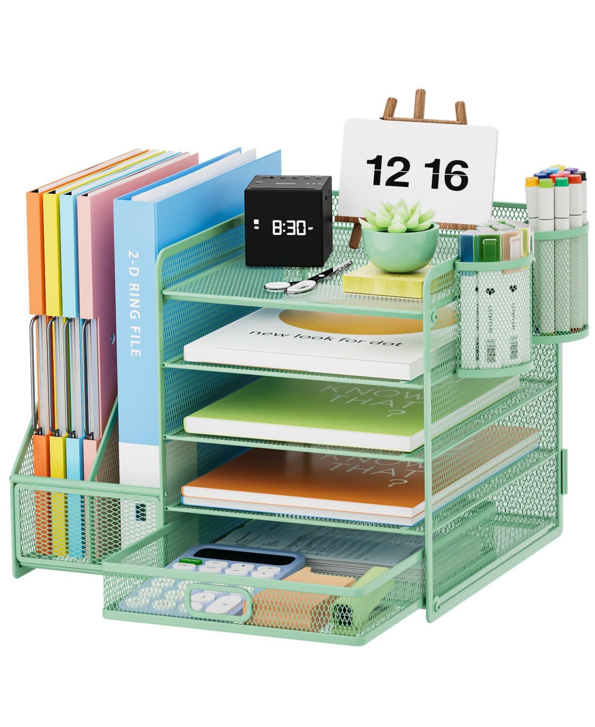 Click here for Danrong 5 Tier Desk Organizer with File Trays Maga... prices