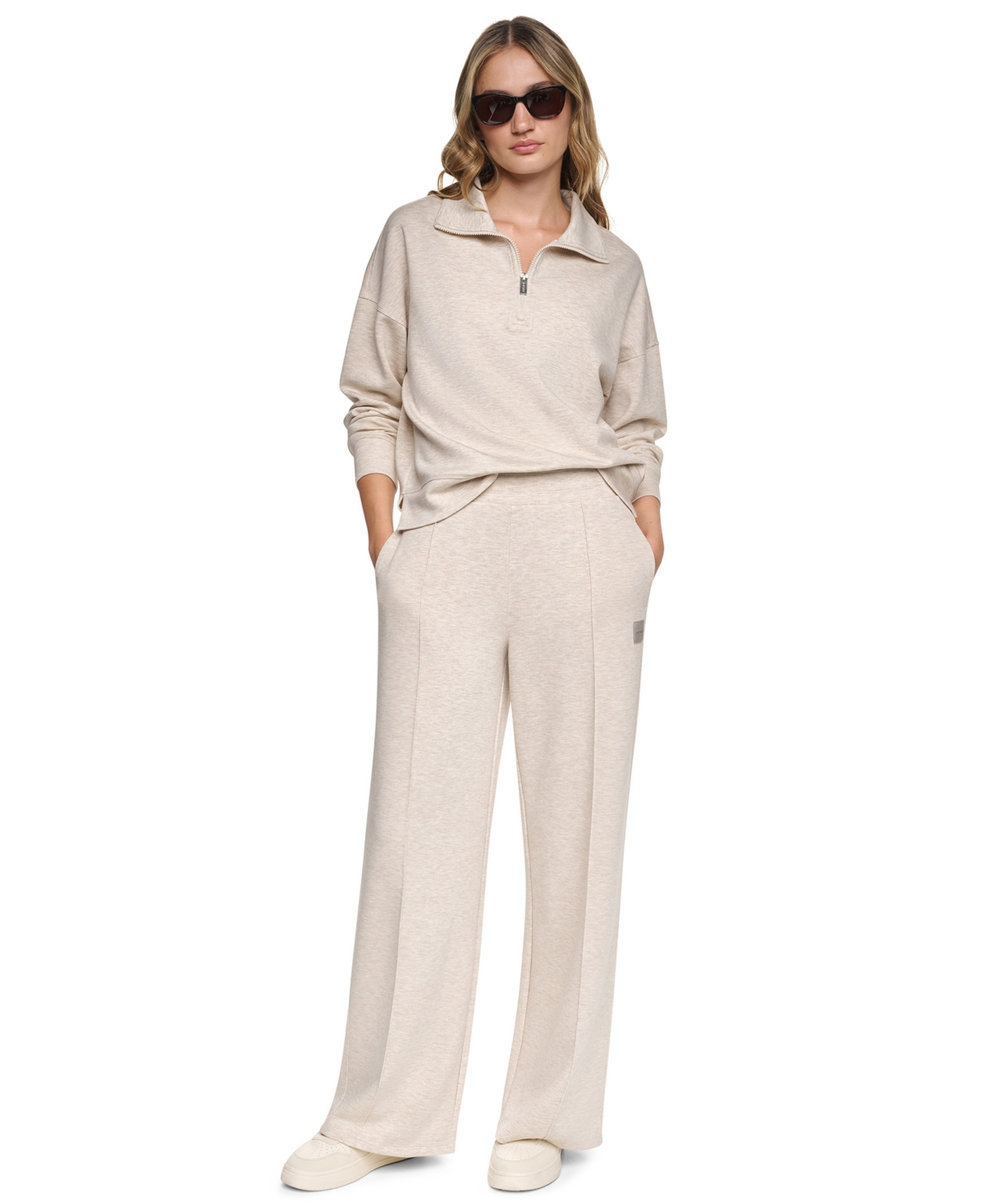 Click here for Dkny Sport Womens High-Rise Wide-Leg Pants - Corta... prices