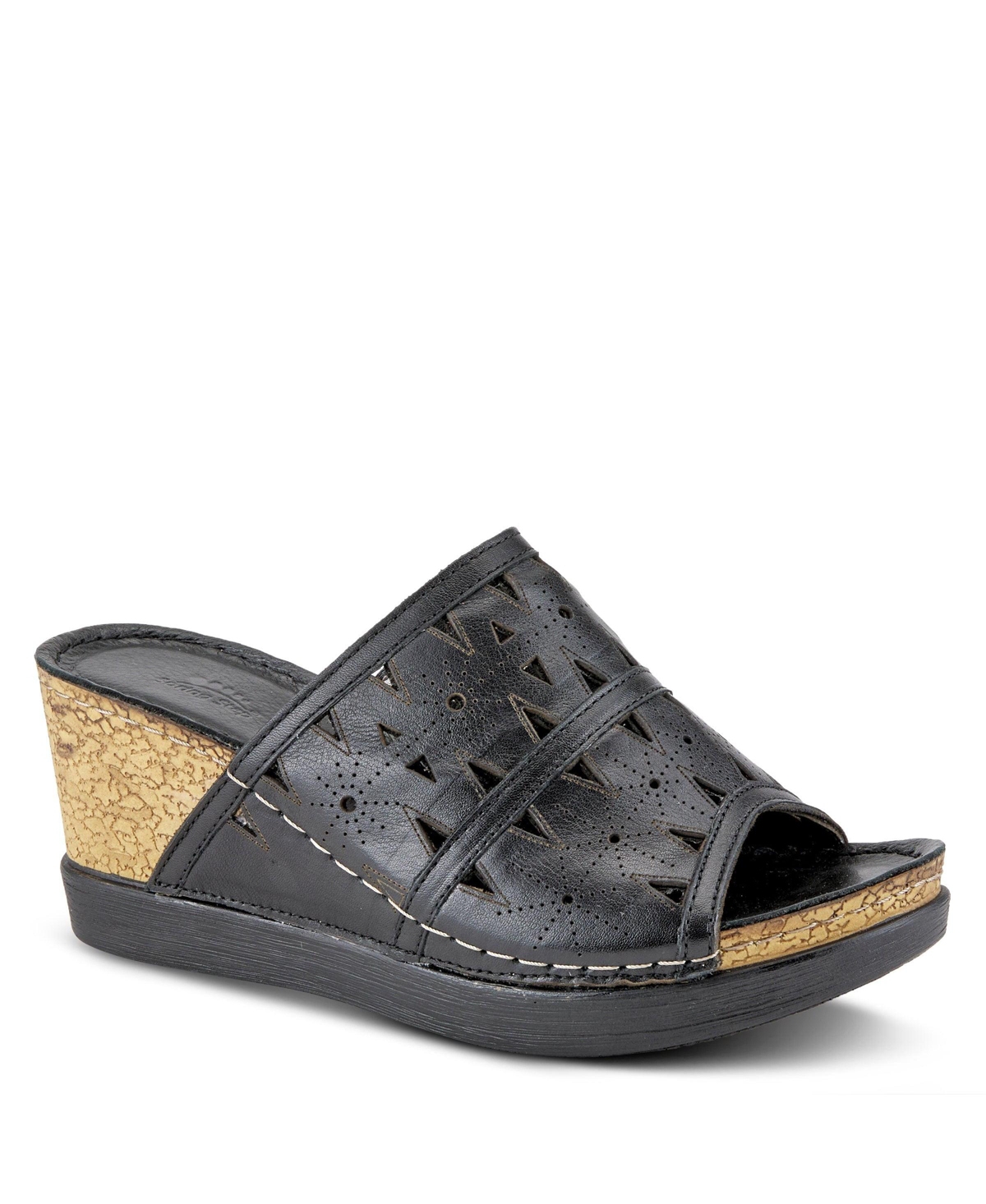 Click here for Spring Step Womens Fusawedge Slip-On Sandal with C... prices