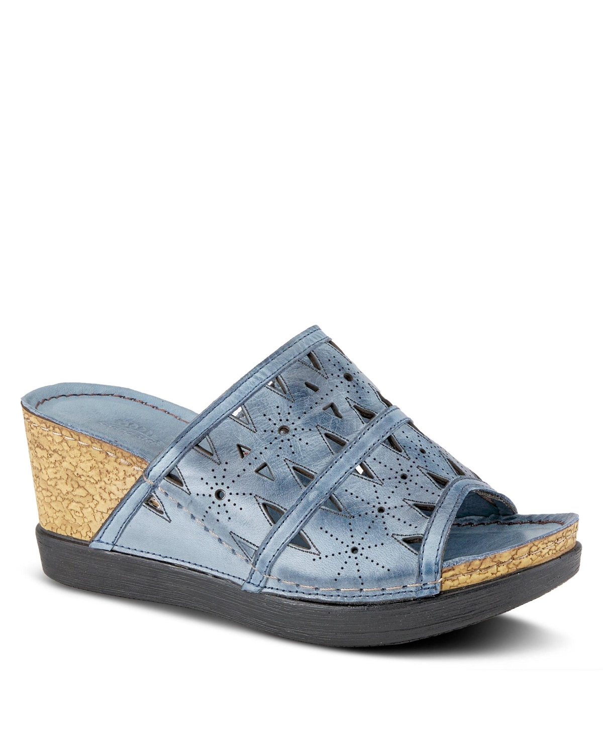Click here for Spring Step Womens Fusawedge Slip-On Sandal with C... prices