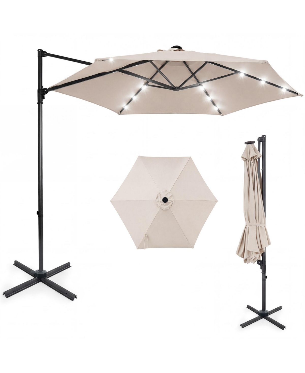 Click here for Costway 10 Feet Patio Cantilever Umbrella Large Of... prices