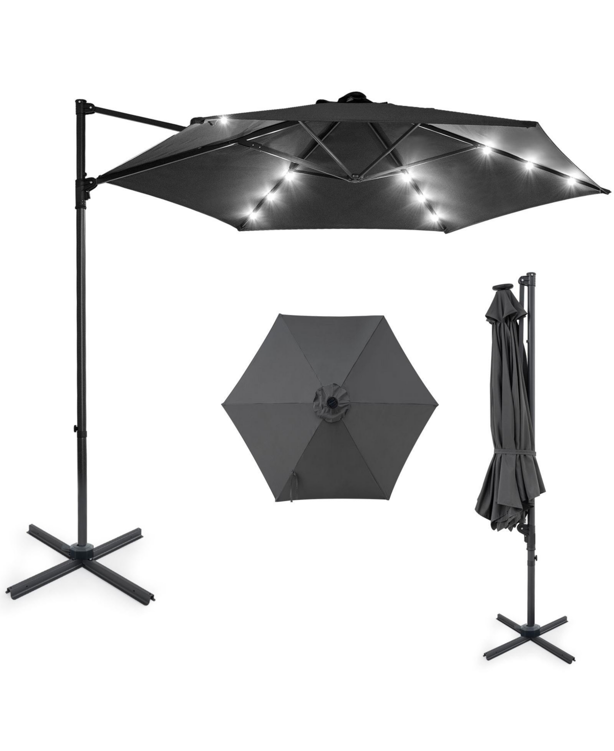 Click here for Costway 10 Feet Patio Cantilever Umbrella Large Of... prices