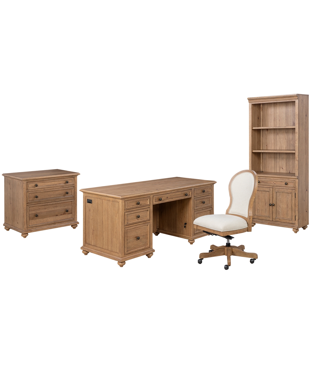 Click here for Willowmere 4-Piece Home Office Set ( Executive Des... prices