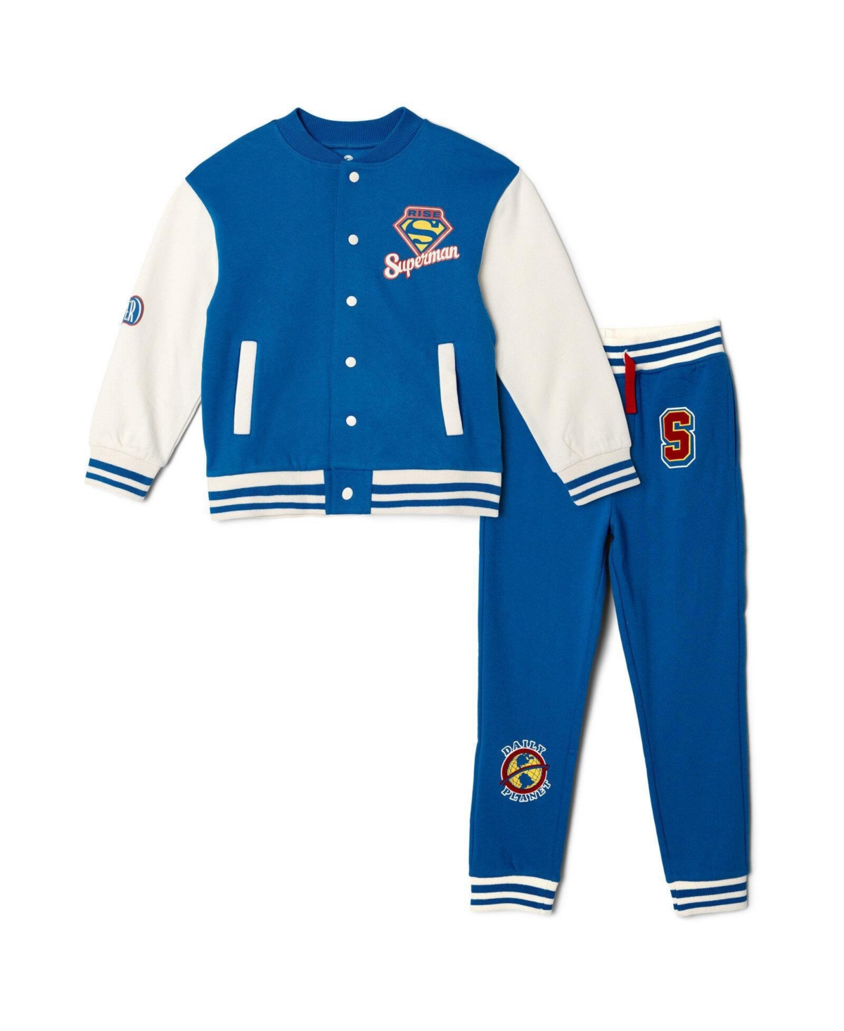 Click here for Justice League Boys (5-16) Fleece Varsity Jacket a... prices