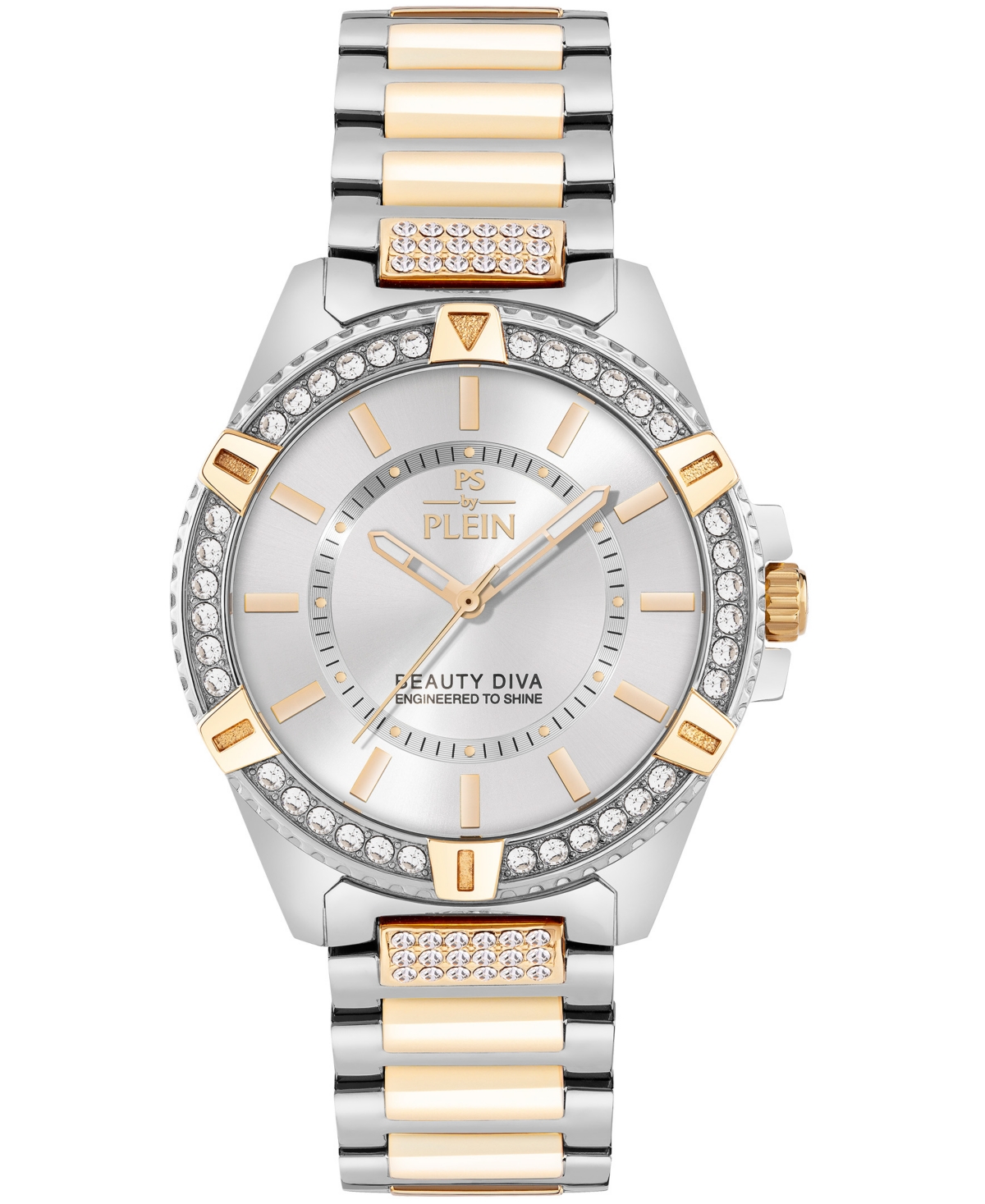 Click here for Plein Sport Beauty Diva Womens Quartz Round Two-To... prices