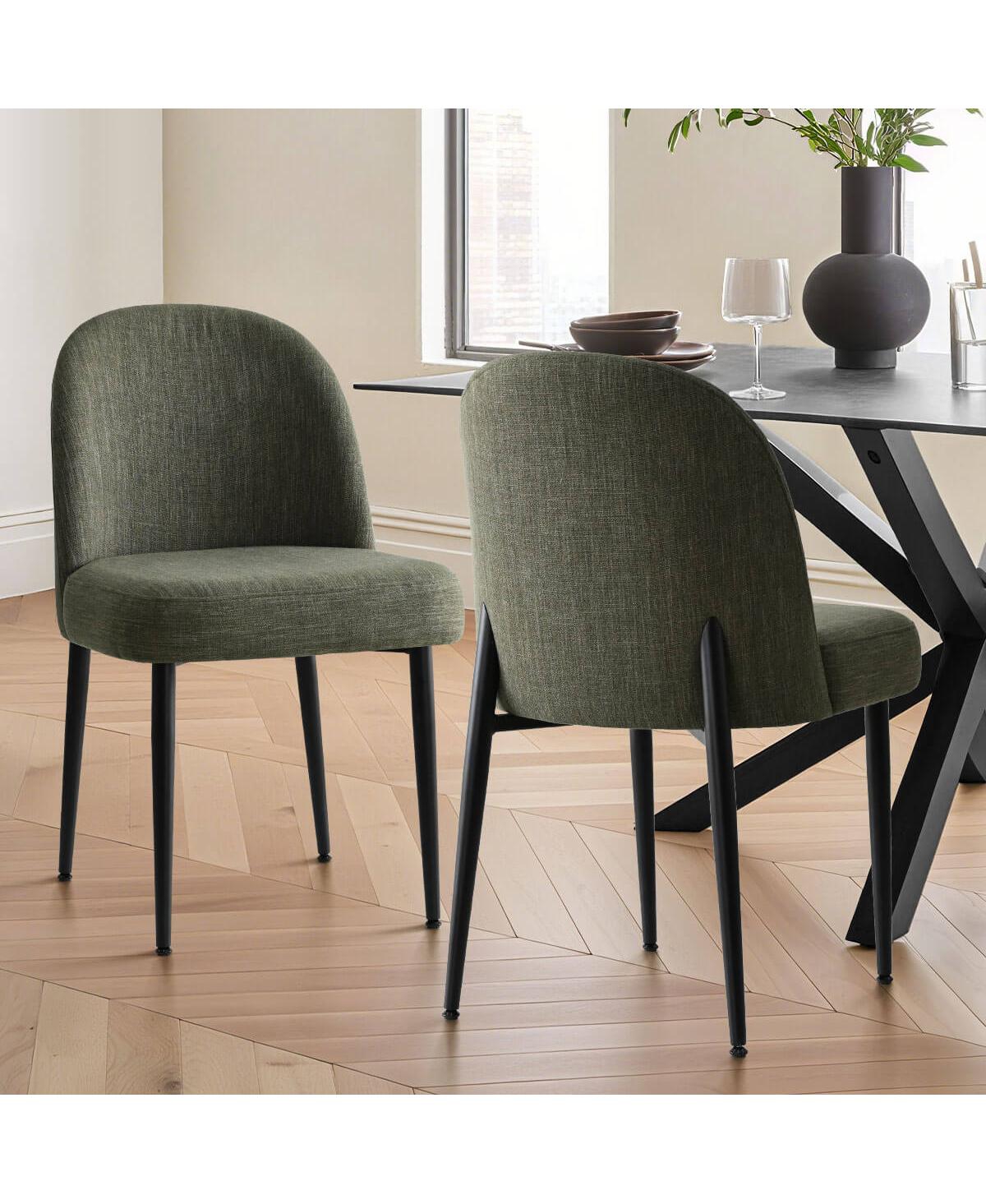 Click here for Maison Boucle Modern Upholstered Dining Chair  Kit... prices
