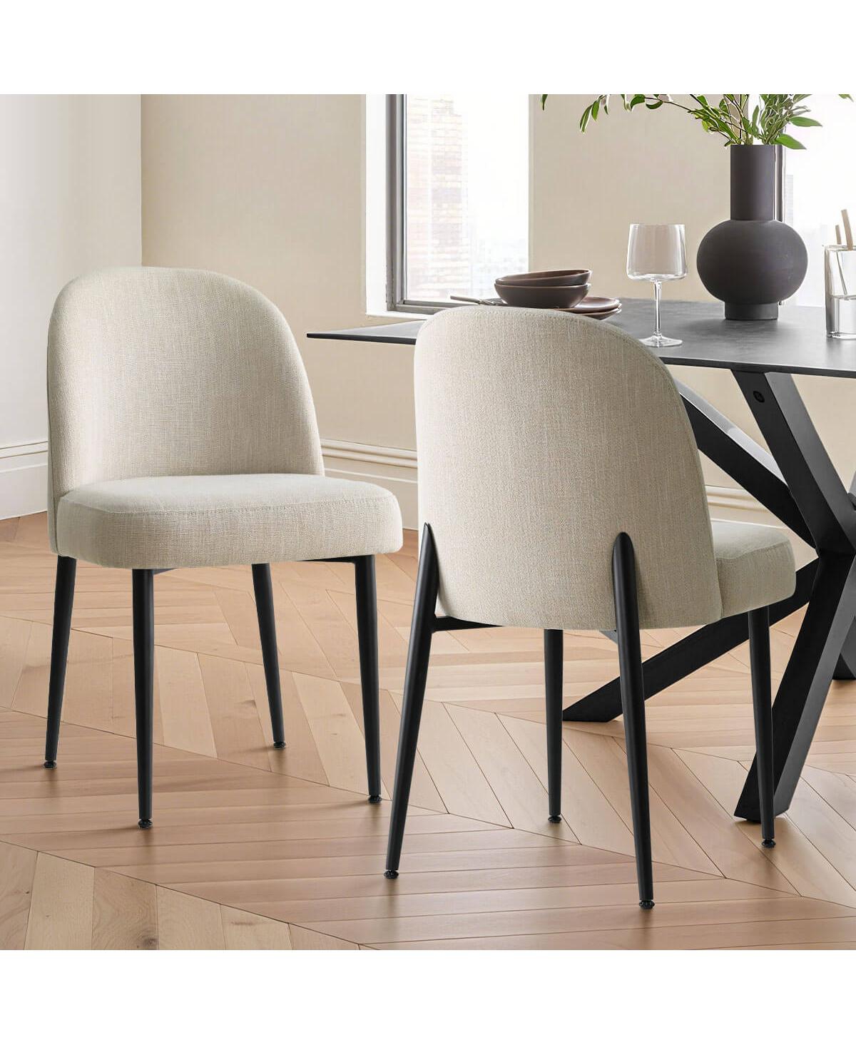 Click here for Maison Boucle Modern Upholstered Dining Chair  Kit... prices