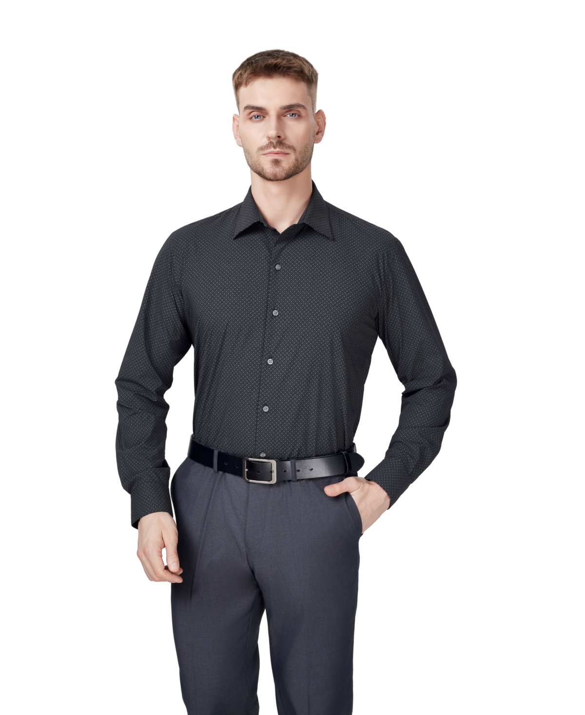 Click here for Alfani Mens Regular Fit Micro Dot Dress Shirt  Mac... prices