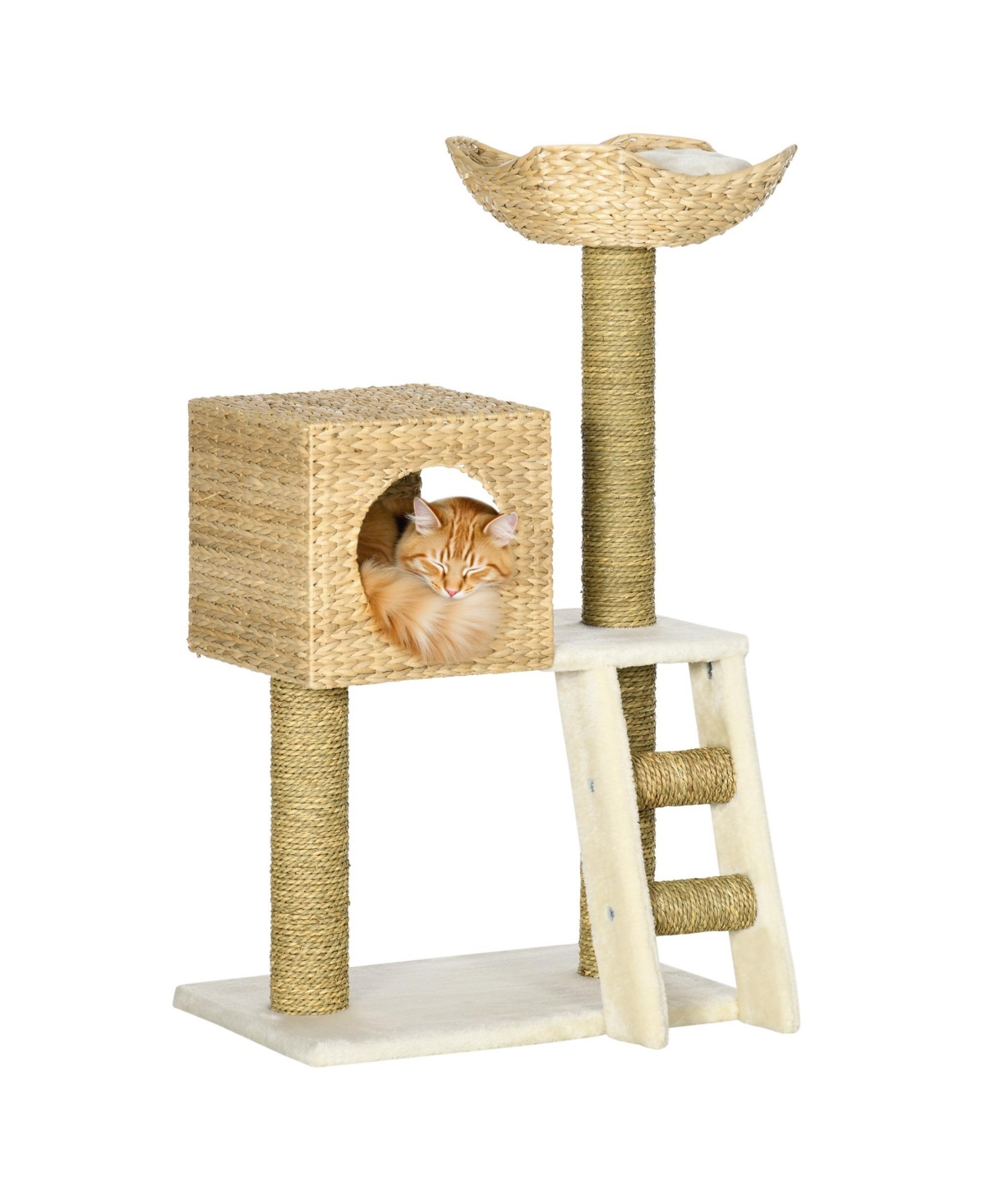 Click here for Ruie Woven Cat Tree Tower with Rattan Condo Wicker... prices