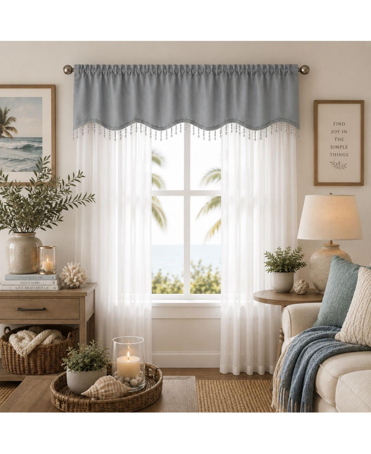 Click here for Kate Aurora Sheer Elegance 3 Piece Window Curtain... prices