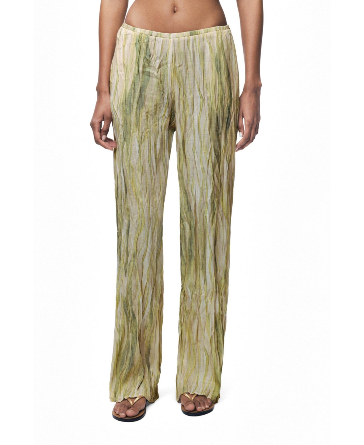 Click here for Nocturne Womens Abstract Print Straight Leg Trouse... prices