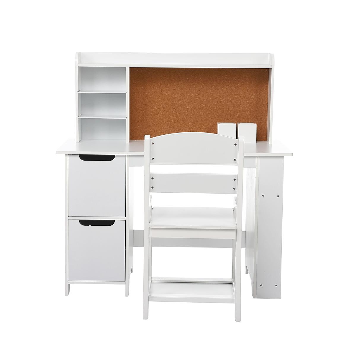 Click here for homfan Kids Study Desk and Chair Set with Bookshel... prices