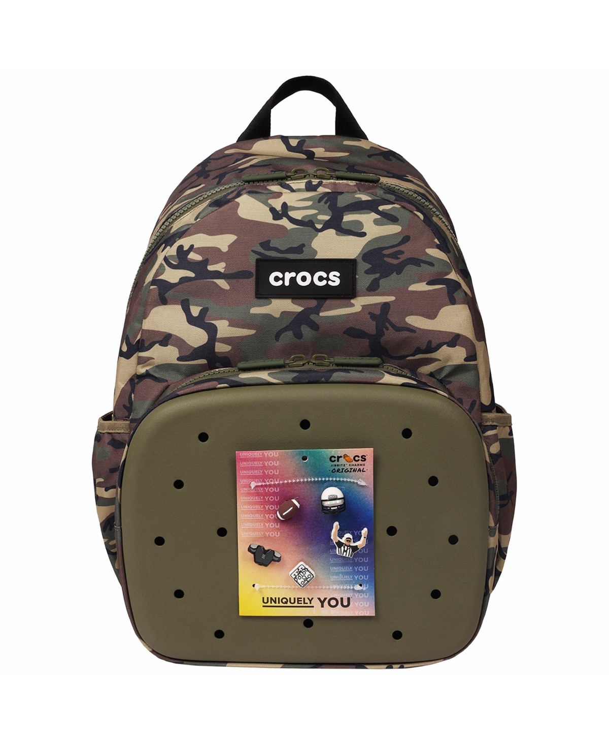 Click here for Crocs Camo Back to School Backpack with Eva Front... prices