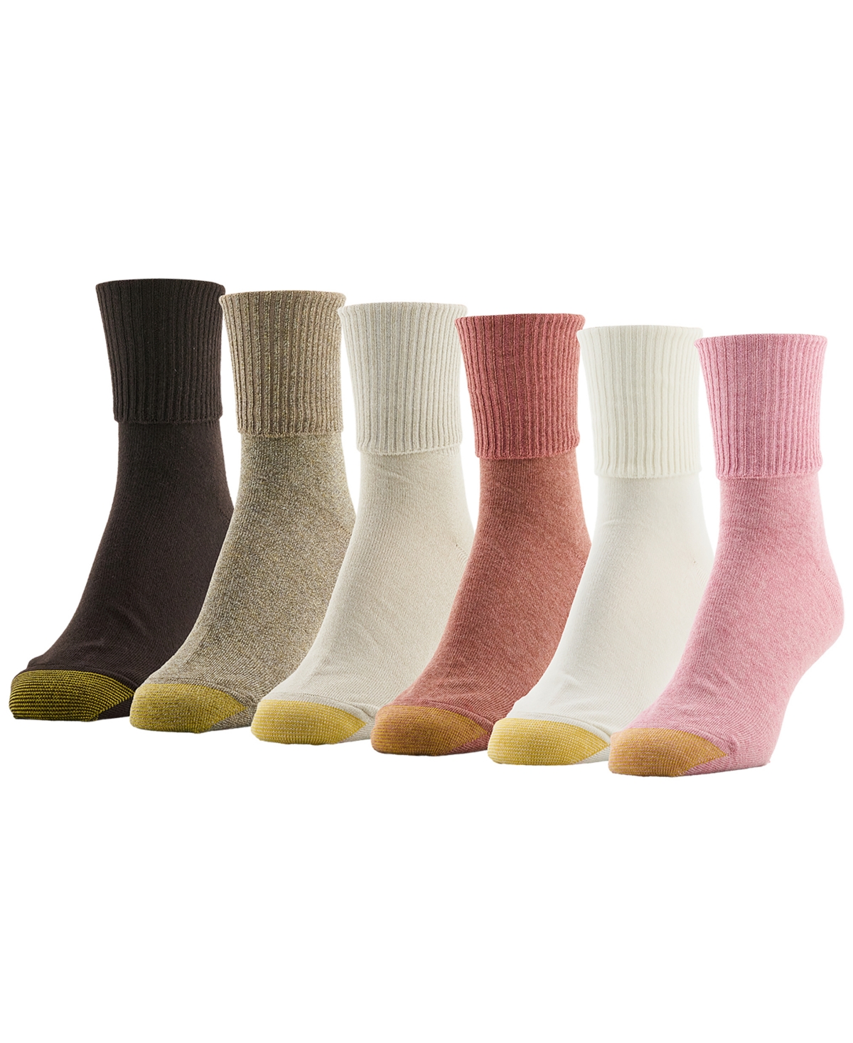 Click here for Gold Toe Womens Cotton Comfort Rib Crew Socks  6-P... prices