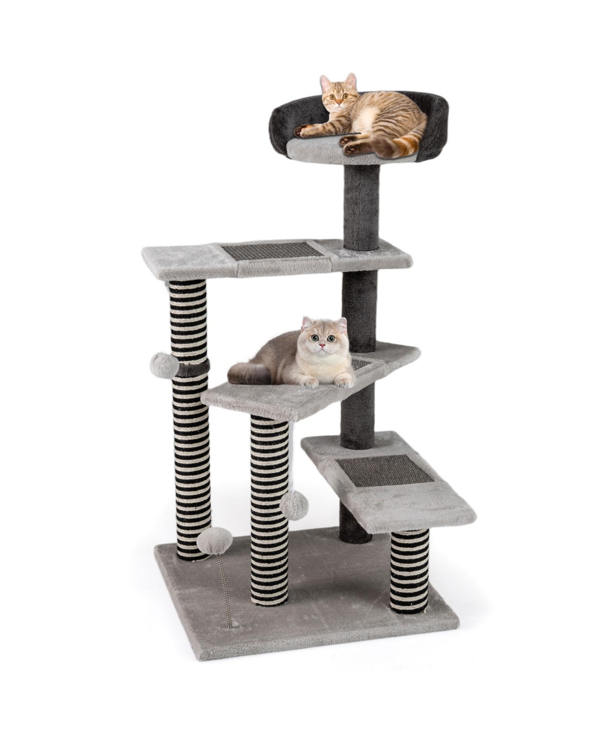 Click here for Gymax 2-in-1 Cat Tree Tower Pet Steps With Scratch... prices