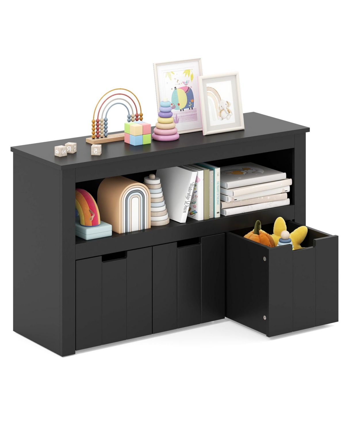 Click here for Gouun Kids Toy Storage Cabinet with 3 Rolling Draw... prices