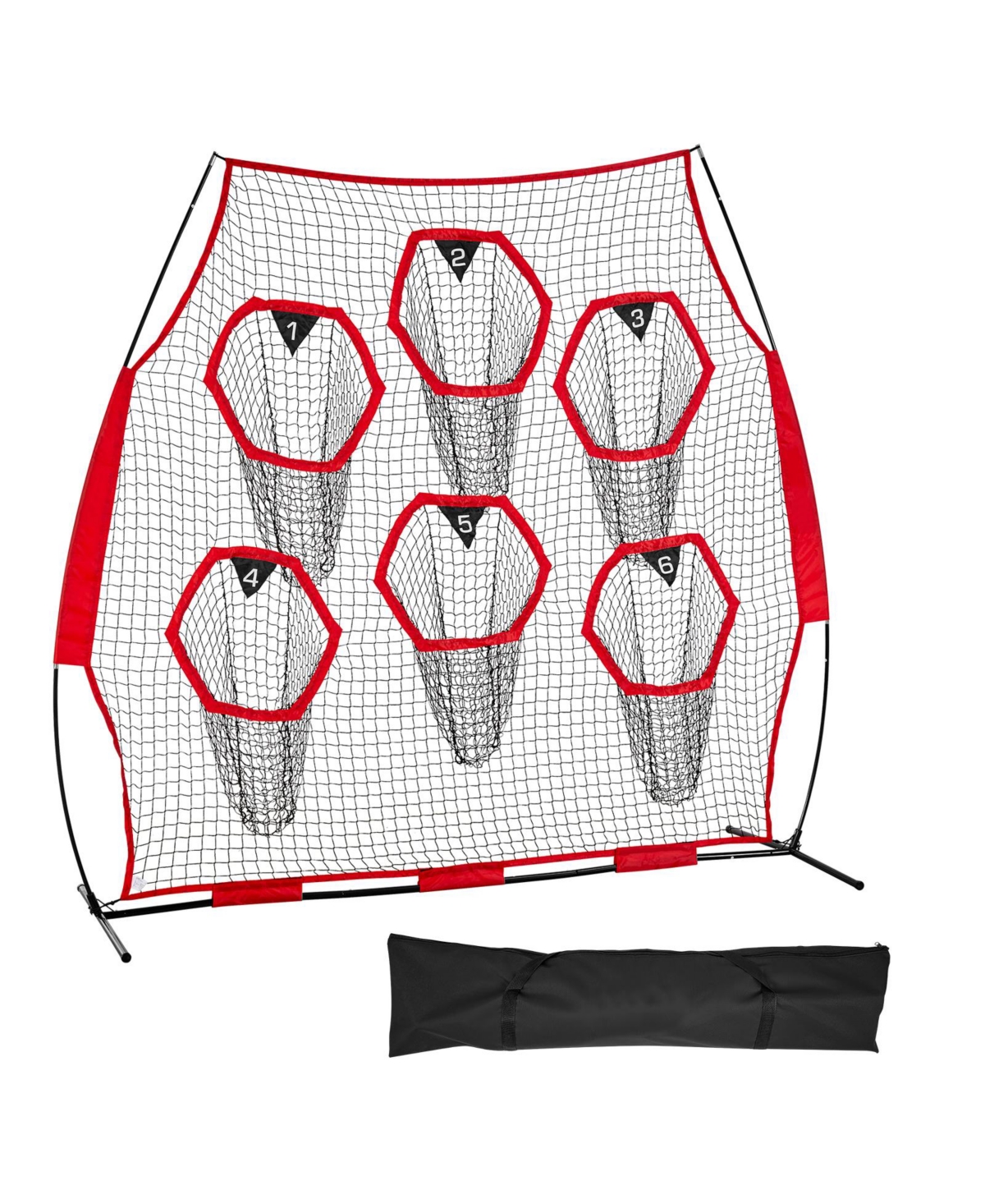 Click here for Sevorley 8 x 8 ft Football Throwing Net with 6 Tar... prices