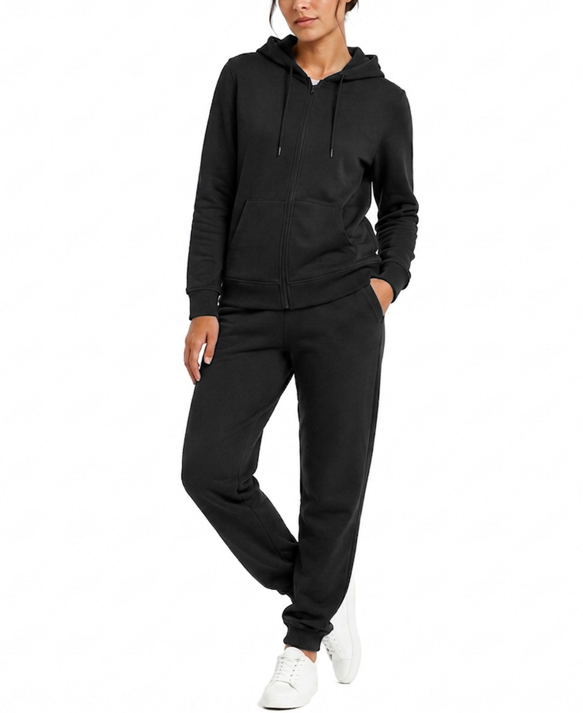 Click here for Blu Rock Womens Loose Fit French Terry Zip Up Hood... prices