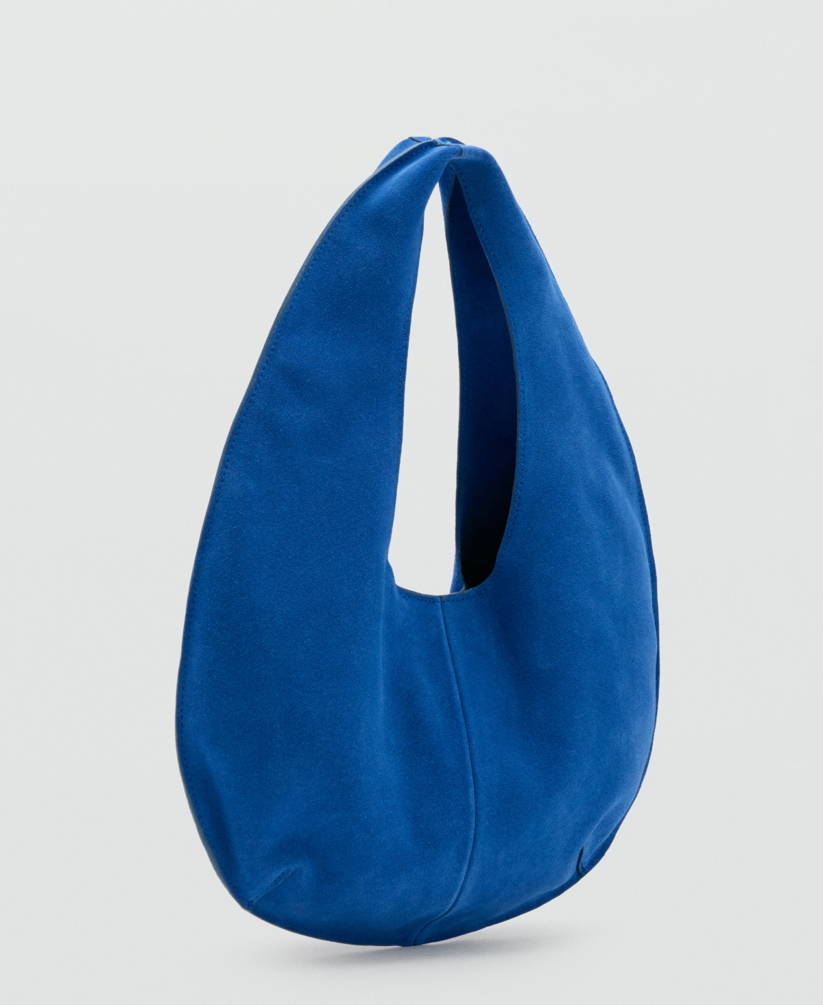 Click here for Mango Womens Small Split-Leather Bag - Vibrant blu... prices