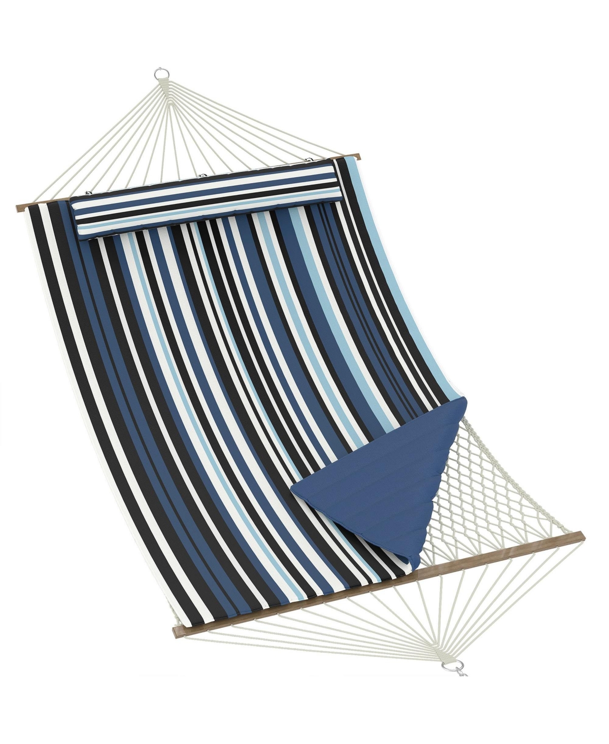 Click here for homfan Striped 12FEET Double Spreader Bar Hammock... prices
