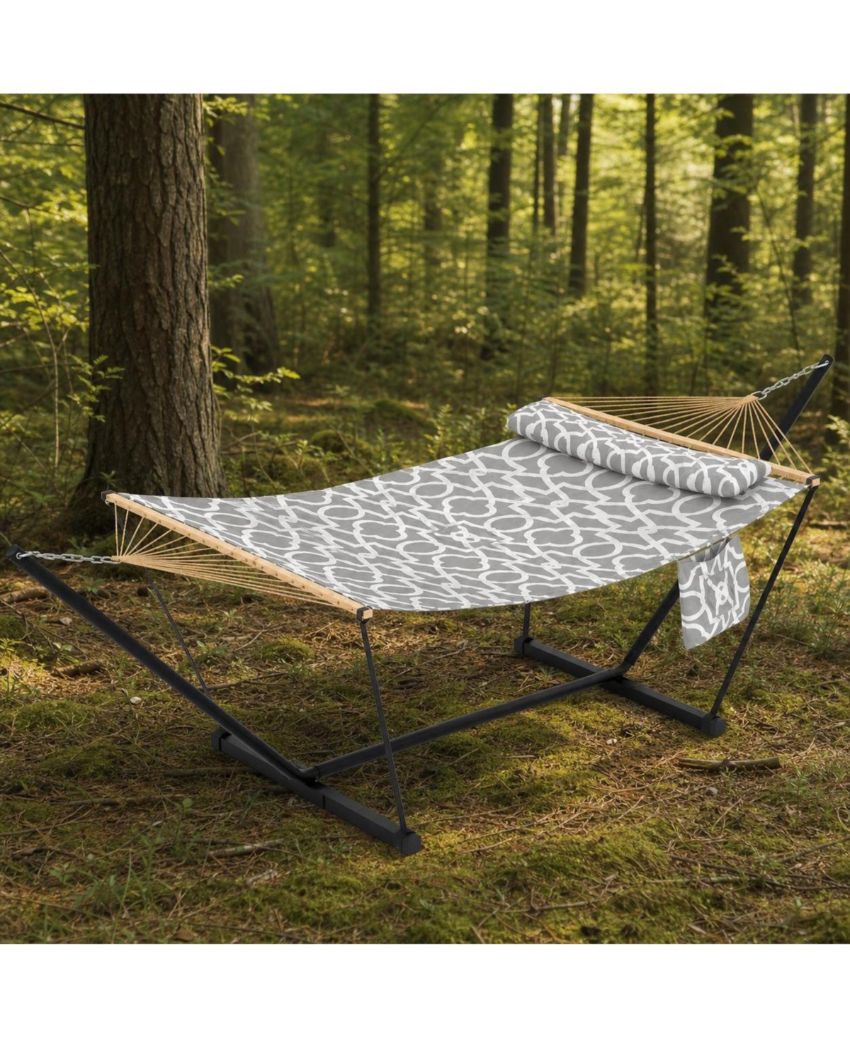 Click here for homfan 2 Person Hammock with Adjustable Steel Fram... prices
