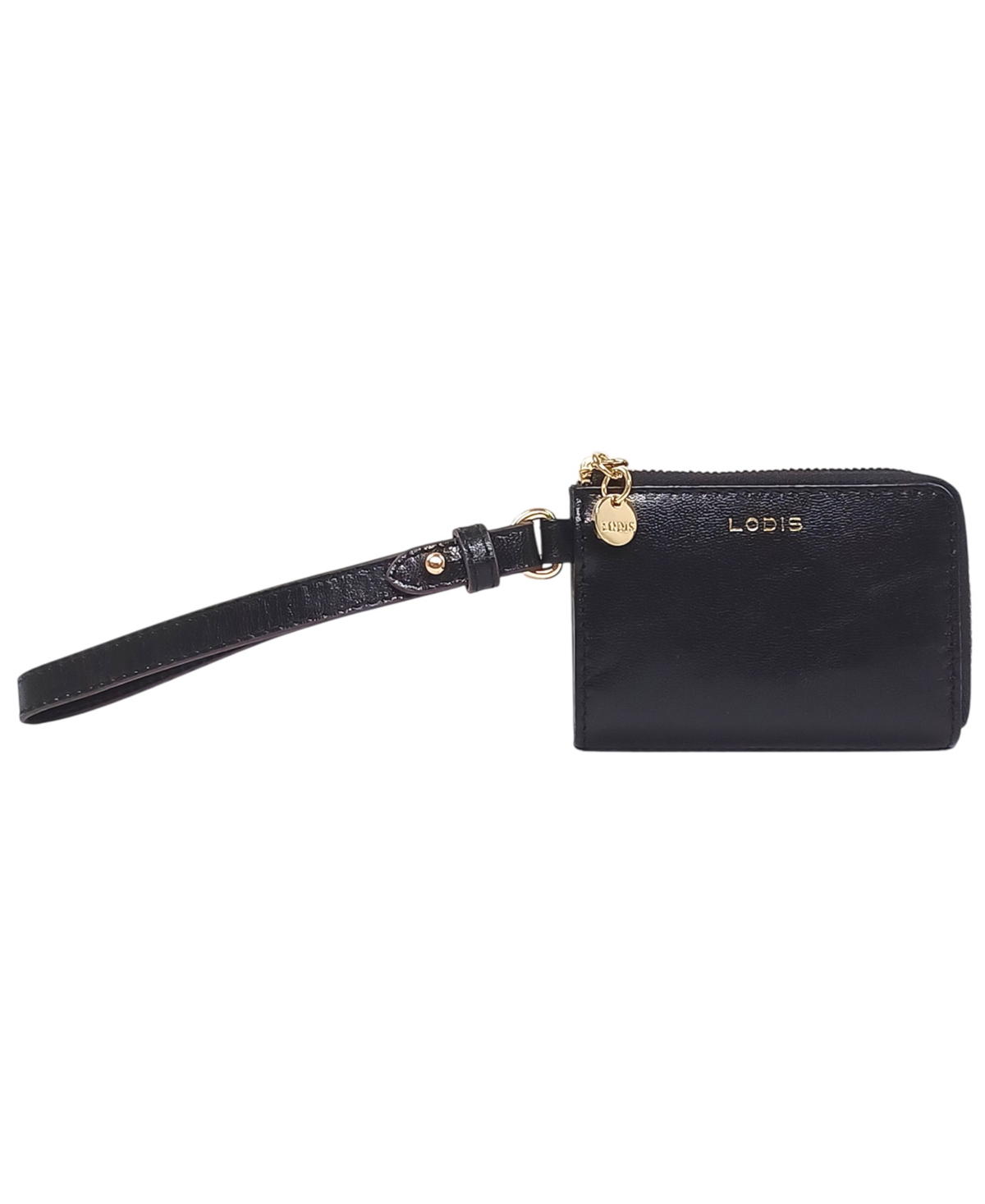 Click here for Lodis Blair Zipper Card Case Wristlet - Black prices