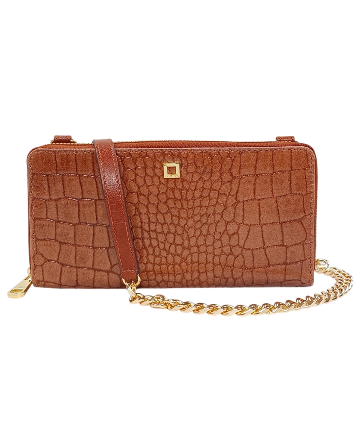 Click here for Lodis Amara Croco Mini Sling Crossbody Handbag - C... prices