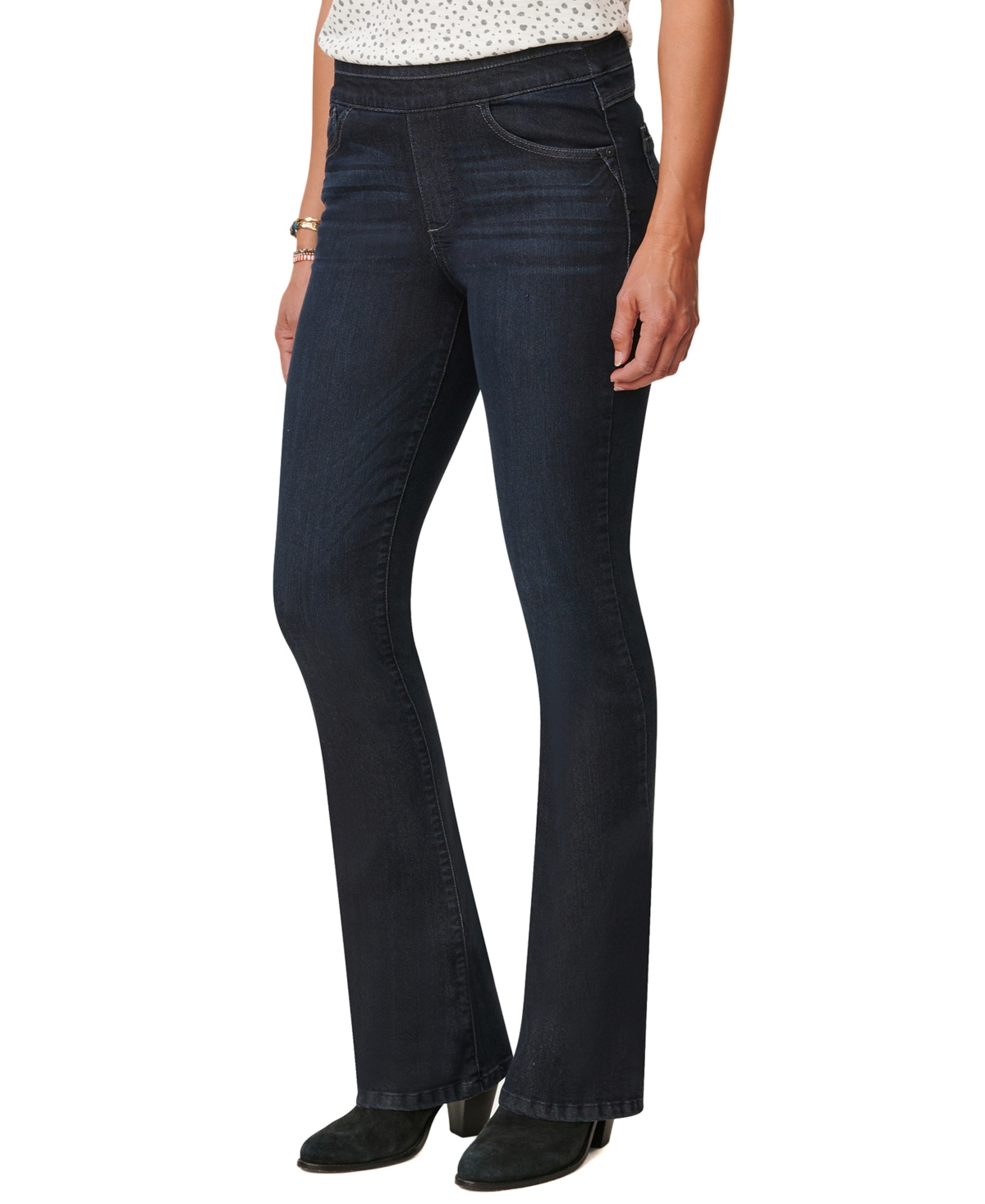 Click here for Democracy Petite Boot Glider High-Waisted Bootcut... prices