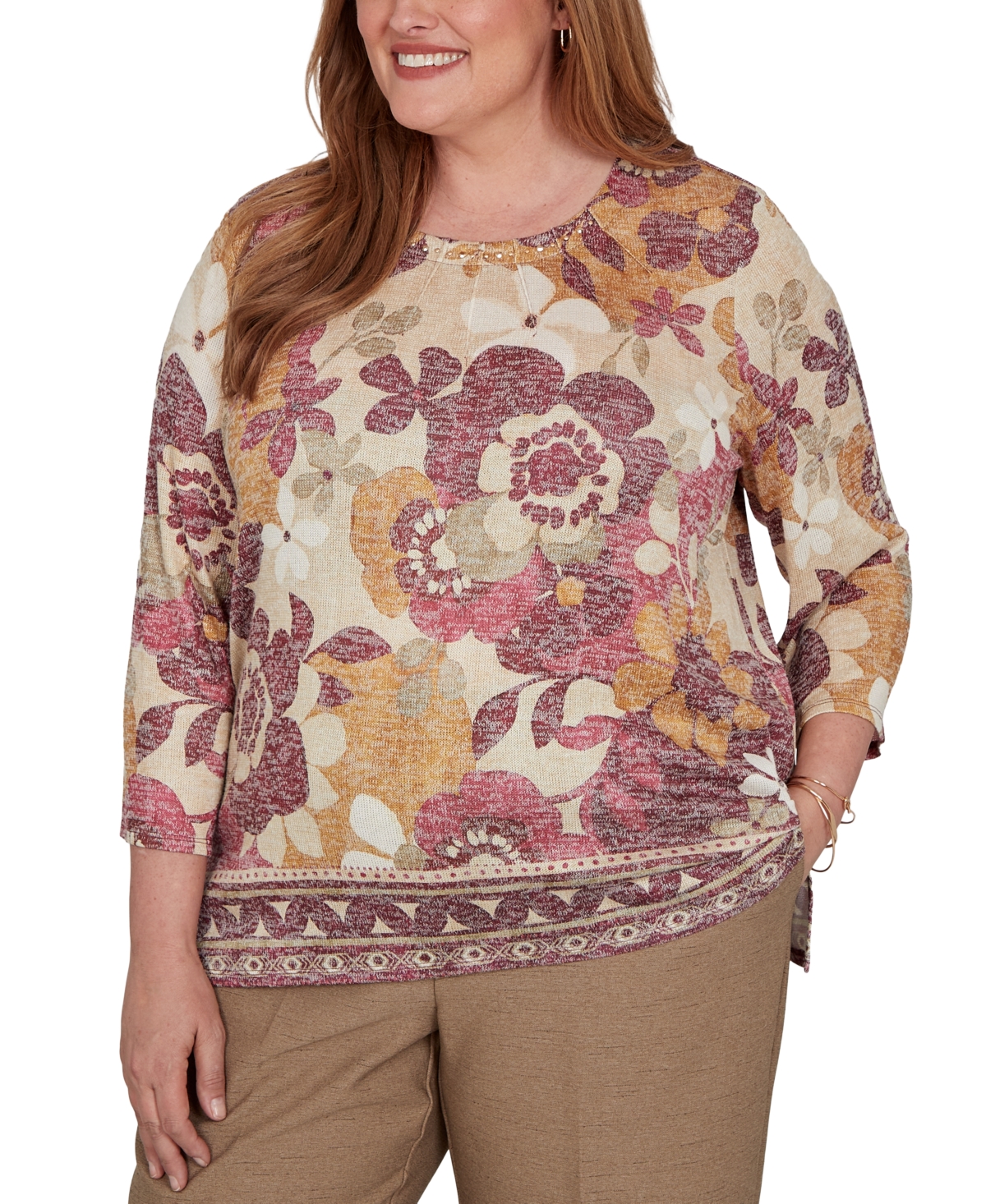 Click here for Alfred Dunner Plus Size Union Square Exploded Flor... prices
