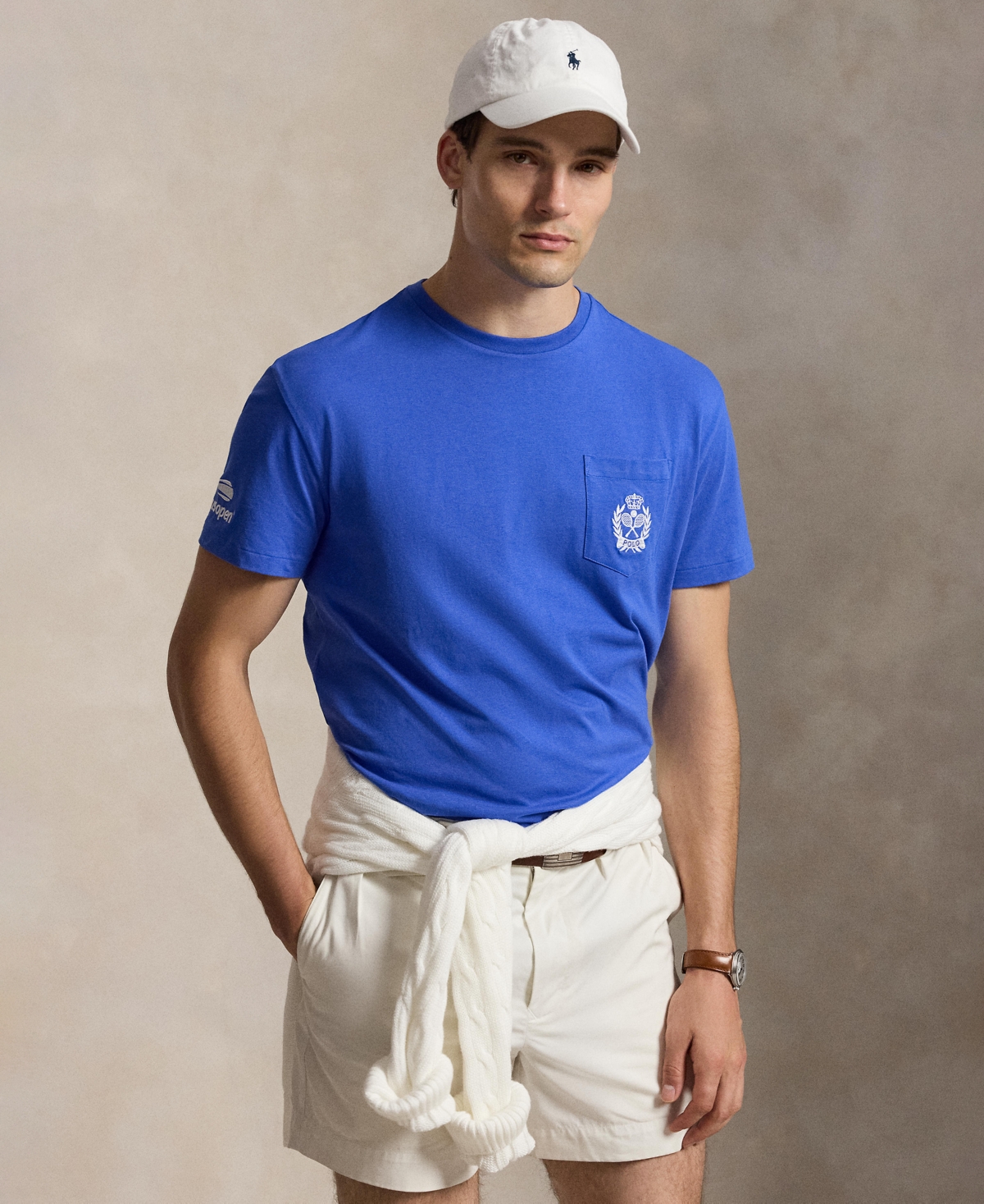 Click here for Polo Ralph Lauren Mens Us Open Classic-Fit Crest T... prices