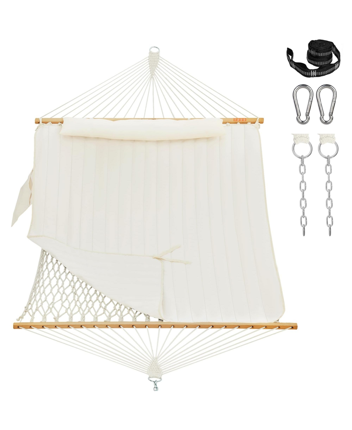 Click here for Piscifun Two Person Rope Hammock With Detachable P... prices