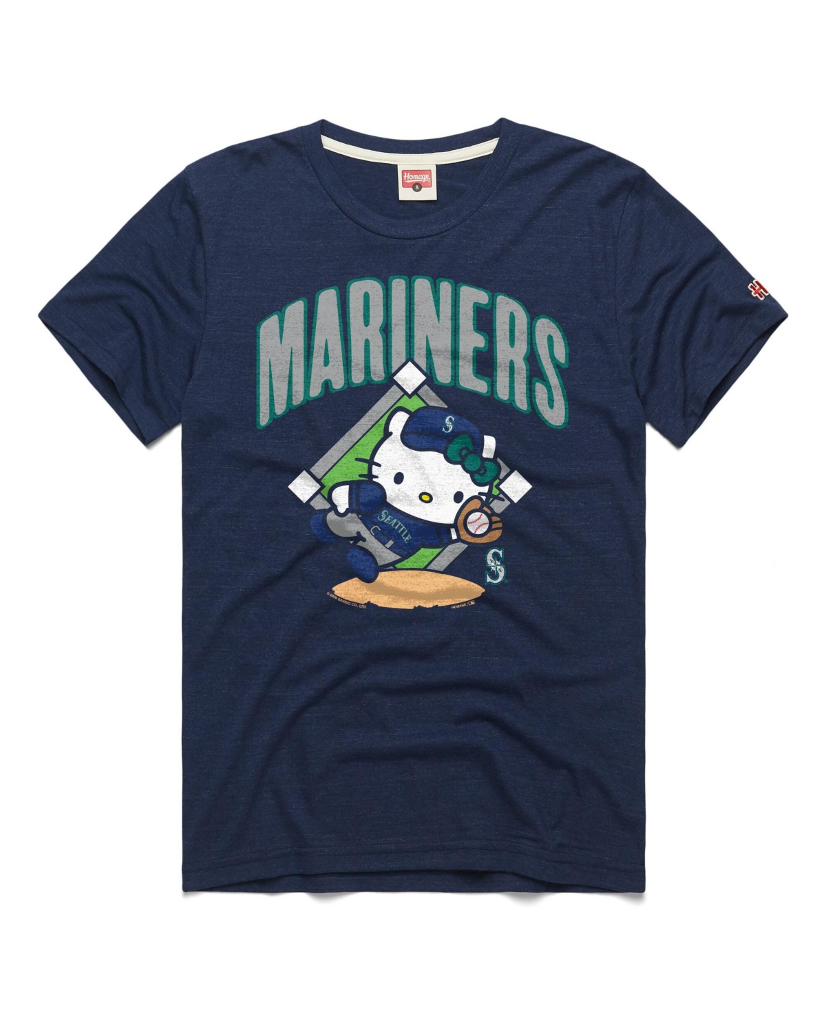 Click here for Homage Mens and Womens Navy Seattle Mariners Hello... prices