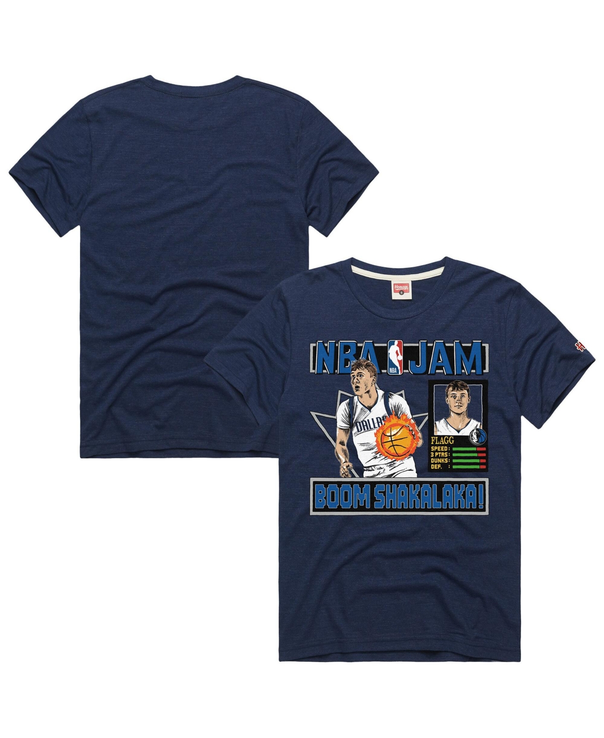 Click here for Homage Mens and Womens Cooper Flagg Navy Dallas Ma... prices