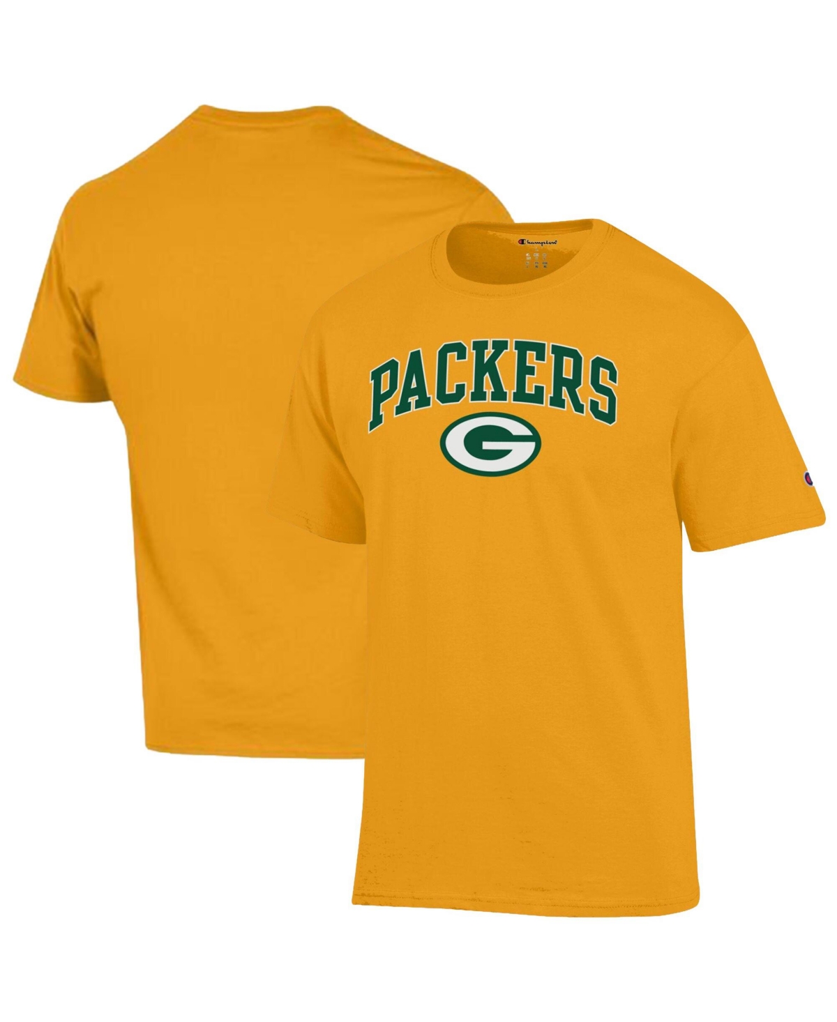 Click here for Champion Mens Gold Green Bay Packers Arch Over Log... prices