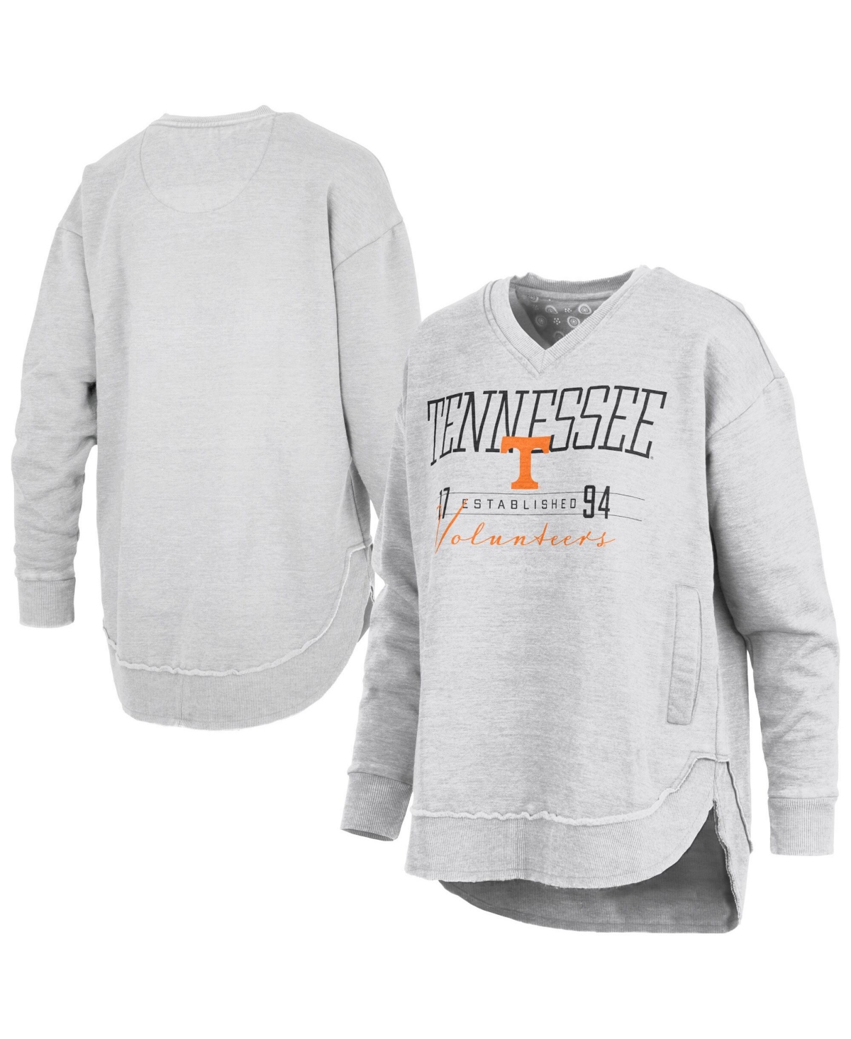 Click here for Pressbox Womens Heather Gray Tennessee Volunteers... prices
